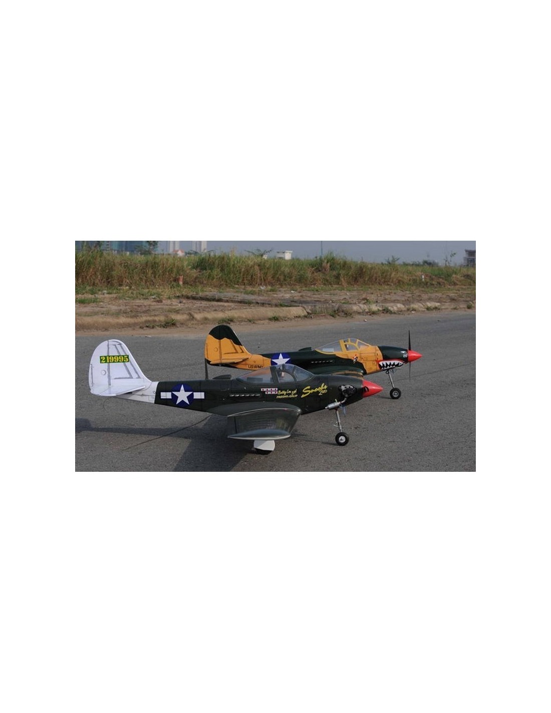 Avion VQ Model P-39 Airacobra 1.58m sumer camo